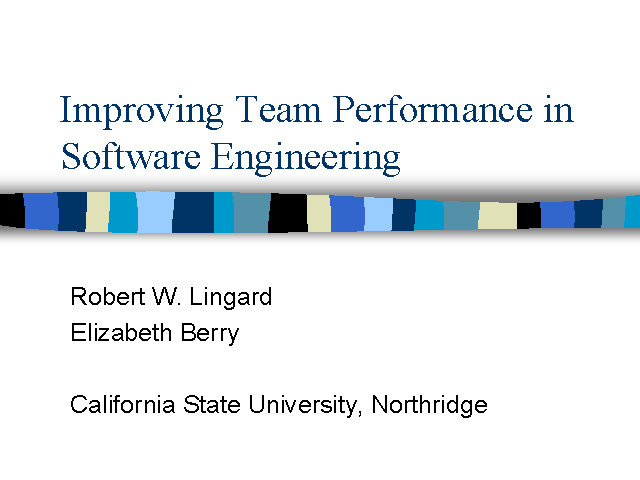 Improving Team Performance in Software Engineering