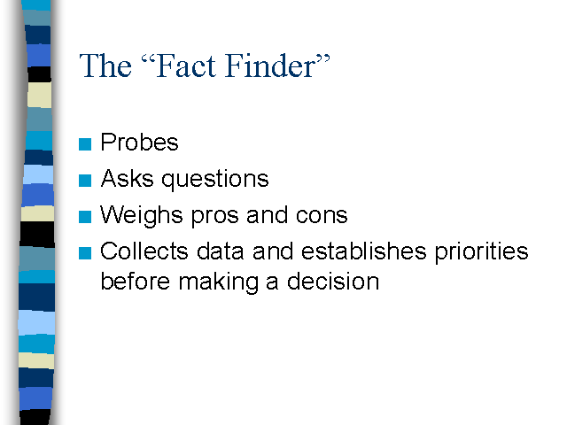 The “Fact Finder”